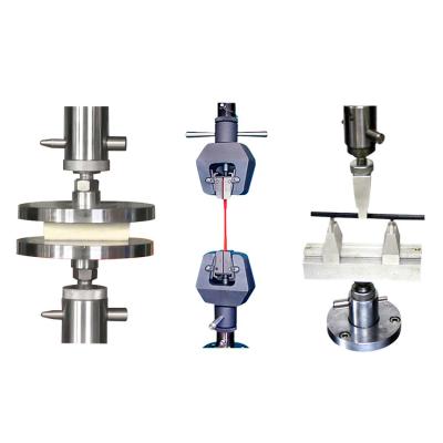 China 10KN UTM Clamp Tensile Tester Grips and Compression Fixture 130mm Max Diameter for sale
