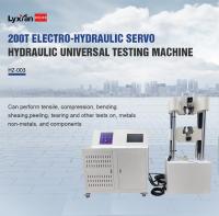 China Hydraulic Universal Testing Machine 2000kN Steel Tensile Strength Tester Piston 130mm OEM ODM Custom for sale