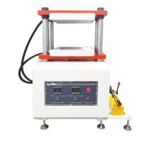 China Manual Flat Vulcanizing Press Machine 20T Rubber Heating Pressing Plate Vulcanizer for sale