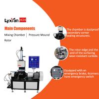 China Rubber Banbury Mixer Internal Mixing Machine 1-75L Volume 0.3-0.4 MPA Water Cooling CE for sale