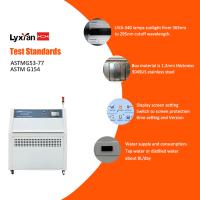 China UV Aging Test Chamber ASTMG53-77 8 Lamps UVA340 Custom Size for Plastic Testing for sale