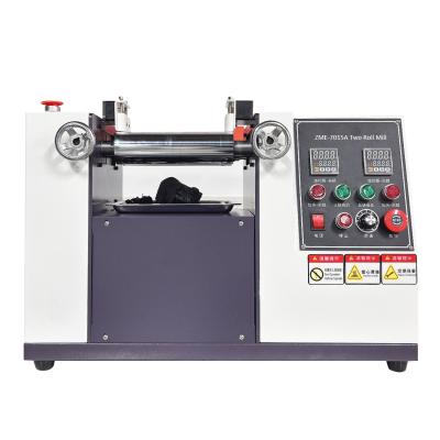 China Desktop Rubber Two Roll Open Mill For Rubber 0.3kg Mixing Capacity for sale