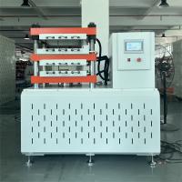 China Double Layer Rubber Plate Vulcanizing Compression Molding Press Machine 300°C 100T Capacity for sale