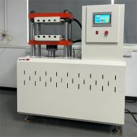 China Rubber Vulcanizing Press 100t Capacity Electric Heating Plate 350x350mm Custom Sizes for sale