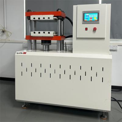 China Rubber Vulcanizing Press 100t Capacity Electric Heating Plate 350x350mm Custom Sizes for sale