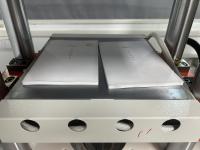 China Rubber Vulcanizing Press 100t Capacity Electric Heating Plate 350x350mm Custom Sizes for sale