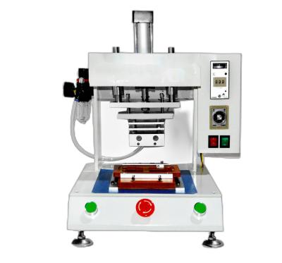 China Small Mold Hot Press Machine 500W RT~300°C ±3.5℃ for PVC Hard Rubber for sale
