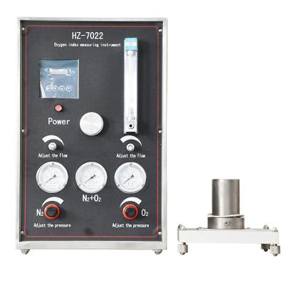 China Oxygen Index Tester for Rubber Plastic ASTM D2863 2.5 Grade Pressure Gauge Accuracy 100mm Tube for sale