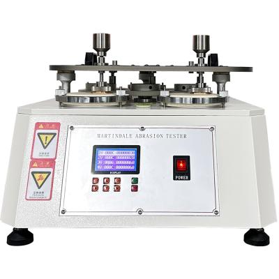 China 4 Station Martindale Abrasion Tester 200g Friction Head ISO12947 Textile Test Equipment for sale