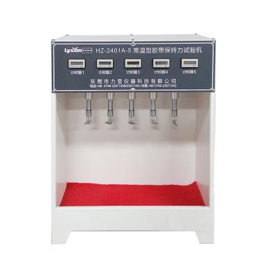 China Adhesive Tape Retention Testing Machine 5 Groups Normal Temperature 1kg Load for sale