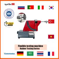 China Lixian 0.5J Rubber Flexible Rebond Resilience Testing Machine Pendulum Impact Tester 0-60mm for sale