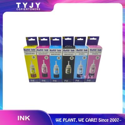 China Refill Dye Ink for Epson L800 L805 L810 L850 L860 L1800 6-Color 70ml Ink Bottle 673 for sale