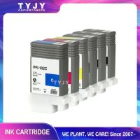 China Compatible Ink Cartridge PFI-102 for Canon IPF650 IPF655 IPF750 IPF755 IPF760 IPF765 Printers 130ml for sale