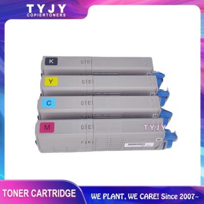 China Compatible Toner Cartridge 4 Color Set for OKI C542 C532 MC563 MC573 Printers 46490608 for sale