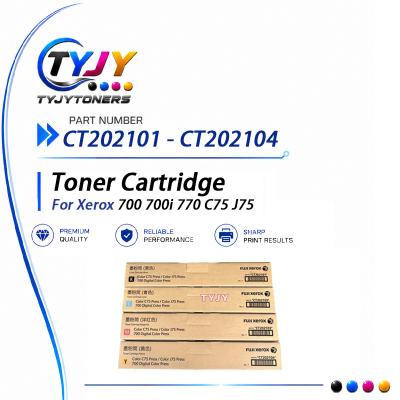 China High Quality Toner Cartridge CT202101~CT202104 for Xerox 700 700i 770 C75 J75 for sale