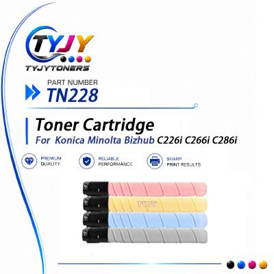 China Toner Cartridge TN228 for Konica Minolta bizhub C226i C266i C286i Printer Color Toner Kit Office Supply for sale