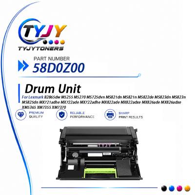 China Lexmark 58D0Z00 Drum Unit Fit MS821 MS822 MS823 MX721 MX822 XM5365 Printer for sale