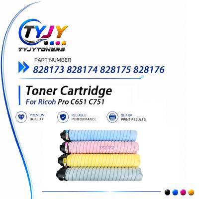 China 828173 828174 828175 828176 Toner Fit Ricoh Pro C651 C751 Printer for sale