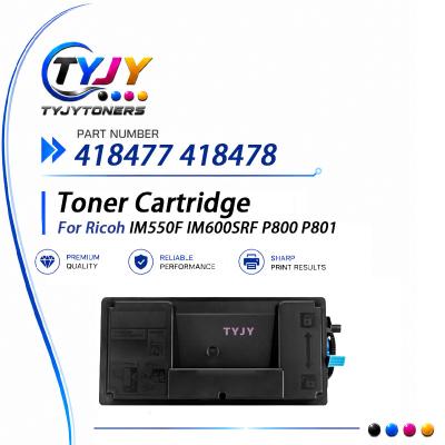 China 418477 418478 Toner Cartridge Fit Ricoh IM550F IM600SRF P800 P801 Copier for sale