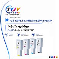 China 738 Ink Cartridge For HP Designjet T850 T950 498P6A 676M6A 676M7A 676M8A for sale