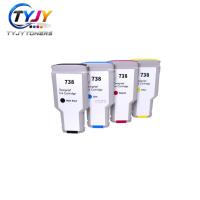 China 738 Ink Cartridge For HP Designjet T850 T950 498P6A 676M6A 676M7A 676M8A for sale