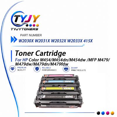 China HP 415X Toner Cartridge W2030X W2031X W2032X W2033X Fits M454dn M479fdw for sale
