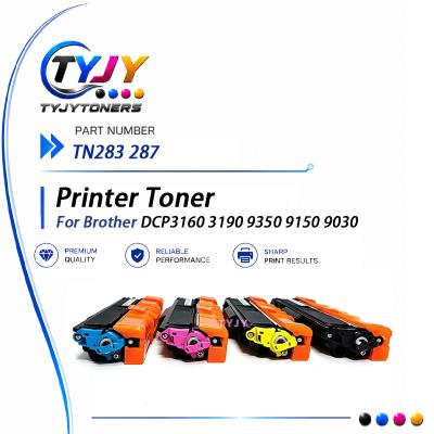 China Printer Toner TN283 287 For Brother DCP3160 3190 9350 9150 9030 for sale
