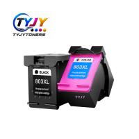 China Clear Text Vivid Color High Capacity 803XL Ink Cartridge For HP 2132 2621 2622 1112 1110 2131 2130 for sale