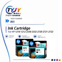 China Clear Printing Output Smooth Ink Flow Original HP 805 Black Ink Cartridge For 1210 1212 2330 2332 2720 2721 2722 Printer for sale