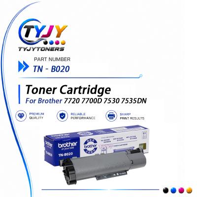 China Sharp Text Print Uniform Toner Distribution Original Brother TN‑B020 Toner Cartridge DR‑B020 Drum Unit For 7720 7700D 7530 7535DN Printer for sale