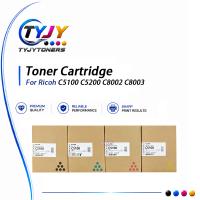China Brand New Genuine Ricoh New Original 4 Color Toner Cartridge For C5100 C5200 C8002 C8003 Copier for sale