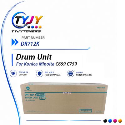 China Genuine Clear Image Konica Minolta DR712K Black Original Drum Unit For C659 C759 Copier for sale