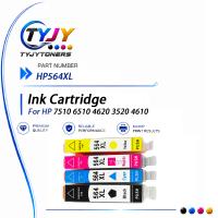 China Vivid Color Ink Cartridge HP564XL Stable Compatible For HP7510 6510 4620 3520 4610 for sale