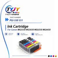 China Color-stable PGI-550 551 Ink Cartridge Chip-recognized Compatible For Canon MG5550 MG5650 MG6350 MG6450 for sale
