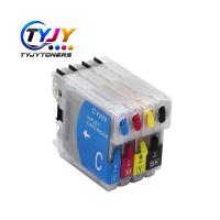 China Cost-saving Bubble-free Refill Ink Cartridge For Brother DCP-185C Inkjet Printer Maintenance for sale
