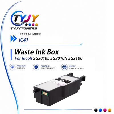 China Leak-proof IC41 Waste Ink Box Chip-ready Compatible For Ricoh SG2010L SG2010N SG2100 for sale