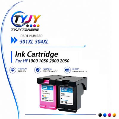 China Viscosity‑balanced 301XL 304XL Ink Cartridge Skip‑resistant Saturation‑even Compatible For HP 1000 1050 2000 2050 for sale