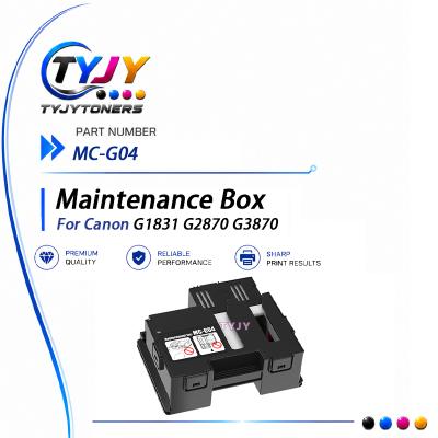 China Absorbent‑boosted MC‑G04 Maintenance Box Waste Ink Tank Leak‑proof Chip‑recognizable Compatible For Canon G1831 G2870 G3870 for sale