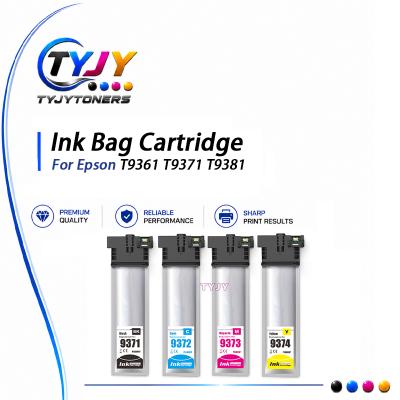 China Water‑resistant Compatible Pigment Ink Bag Cartridge T9361 T9371 T9381 Flow‑consistent Anti‑precipitation Compatible For Epson Printer for sale