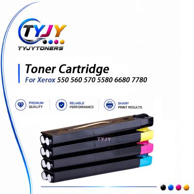 China Stable-Output Vibrant-Color Original Toner Cartridge For Xerox 550 560 570 5580 6680 7780 Copier for sale