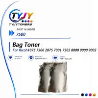 China Low Waste Bulk Bag Toner For Ricoh 1075 7500 2075 7001 7502 8000 9000 9002 for sale