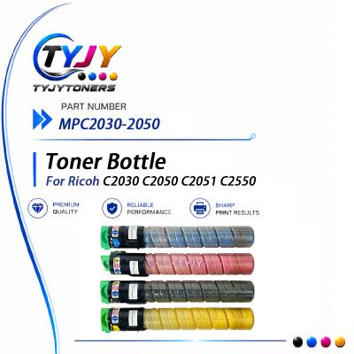China Stable Density Original Toner Bottle For Ricoh MP C2030 C2050 C2051 C2550 Copier Parts for sale