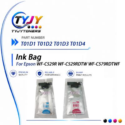 China Cyan 220ml Ink Bag T01D1 T01D2 T01D3 T01D4 For Epson WorkForce Pro WF‑C529R WF‑C529RDTW WF‑C579RDTWF WF‑C579RD2TWF WF‑C579RDWF Printer for sale