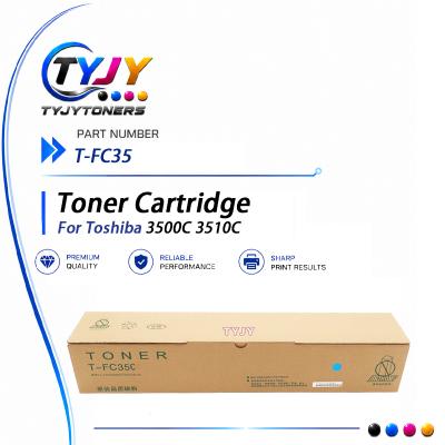 China Vivid Color Toner Cartridge T‑FC35 for Toshiba e‑STUDIO 2500C 3500C 3510C Copier Consumables for sale
