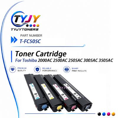 China Vivid Color Toner Cartridge T‑FC505C for Toshiba e‑STUDIO 2000AC 2500AC 2505AC 3005AC 3505AC 4505AC 5005AC Copier Consumables for sale