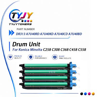 China Stable‑Output Drum Unit DR313 A7U40RD A7U40KD A7U40CD A7U40BD For Konica Minolta C258 C308 C368 C458 C558 for sale