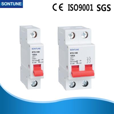 China St2-100 Miniature Circuit Breaker  6KA Small Size High Breaking Capacity for sale