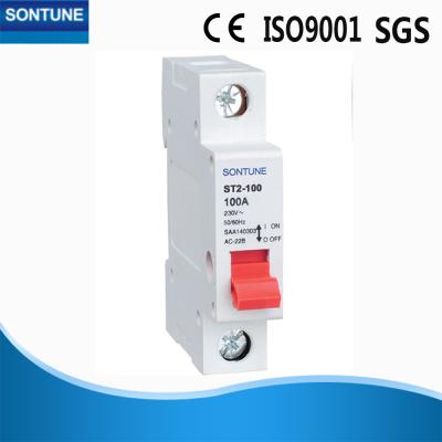 China 1P Din Rail MCB Circuit Breaker Pin Type With Under Voltage Protection for sale