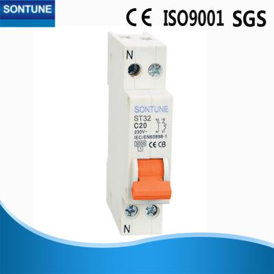 China 1P+N Din Rail MCB Circuit Breaker 230V 6kA Miniature Circuit Breaker for Home for sale