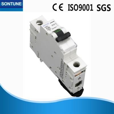 China IEC 60898 Type B 10KA MCB Circuit Breaker Tripping Curve 6A-63A for sale